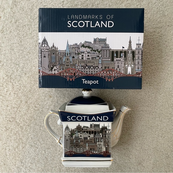 Elgate | Kitchen | Landmarks Of Scotland Elgate Products Teapot Blue ...